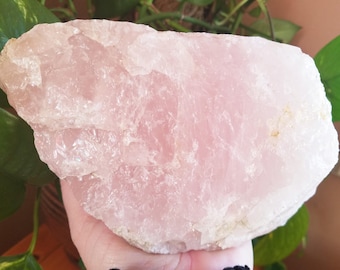 Rose quartz crystal | Etsy