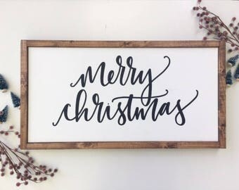 Christmas sign | Etsy