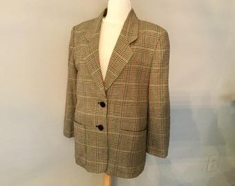 Shoulder pad jacket | Etsy