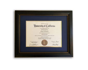 Custom diploma frame | Etsy