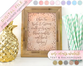 Confetti sign | Etsy