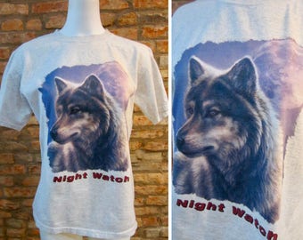 Wolf shirt | Etsy