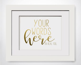 Custom quote frame | Etsy