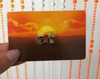 Motorcycle pin | Etsy