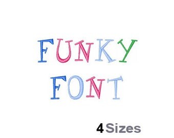 Funky font | Etsy