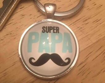 Papa keychain | Etsy