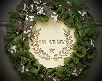 Army wreath | Etsy