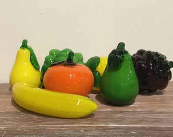 Glass fruit | Etsy