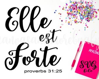 Elle est forte | Etsy