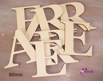 Laser cut letters | Etsy