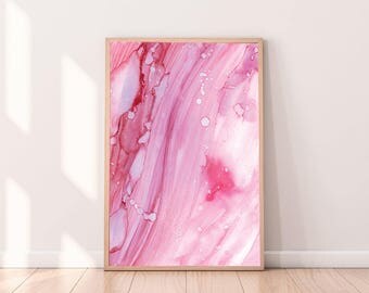 Pink abstract | Etsy