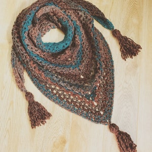 Crochet Pattern The Everyday Triangle Scarf Crochet