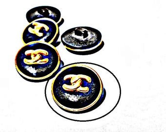 Chanel buttons | Etsy