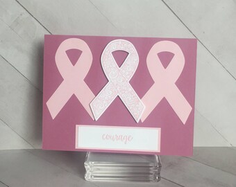 Breast cancer card | Etsy