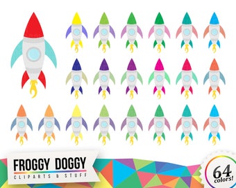 Rocket clipart | Etsy