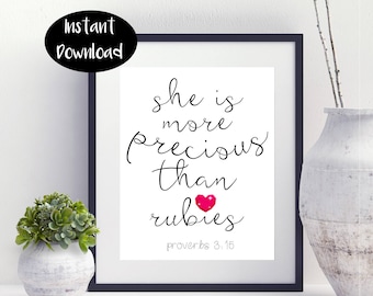 She is Far More Precious Than Jewels She is More Precious