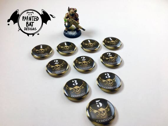 Warhammer 40K Compatible Command Point Tokens