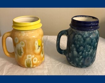 Mason jar mugs | Etsy