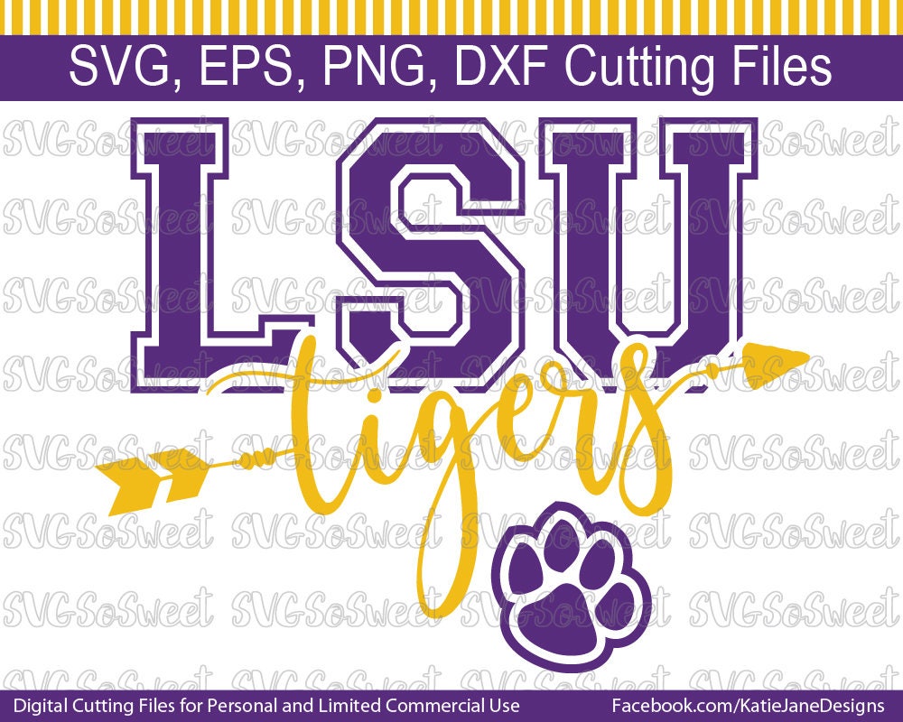 LSU svg LSU Tigers Lsu Louisiana Tigers SVG Png Eps