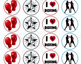 Boxing cake topper | Etsy