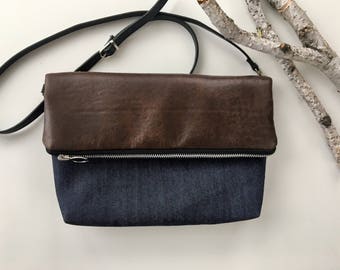 Fold over purse | Etsy