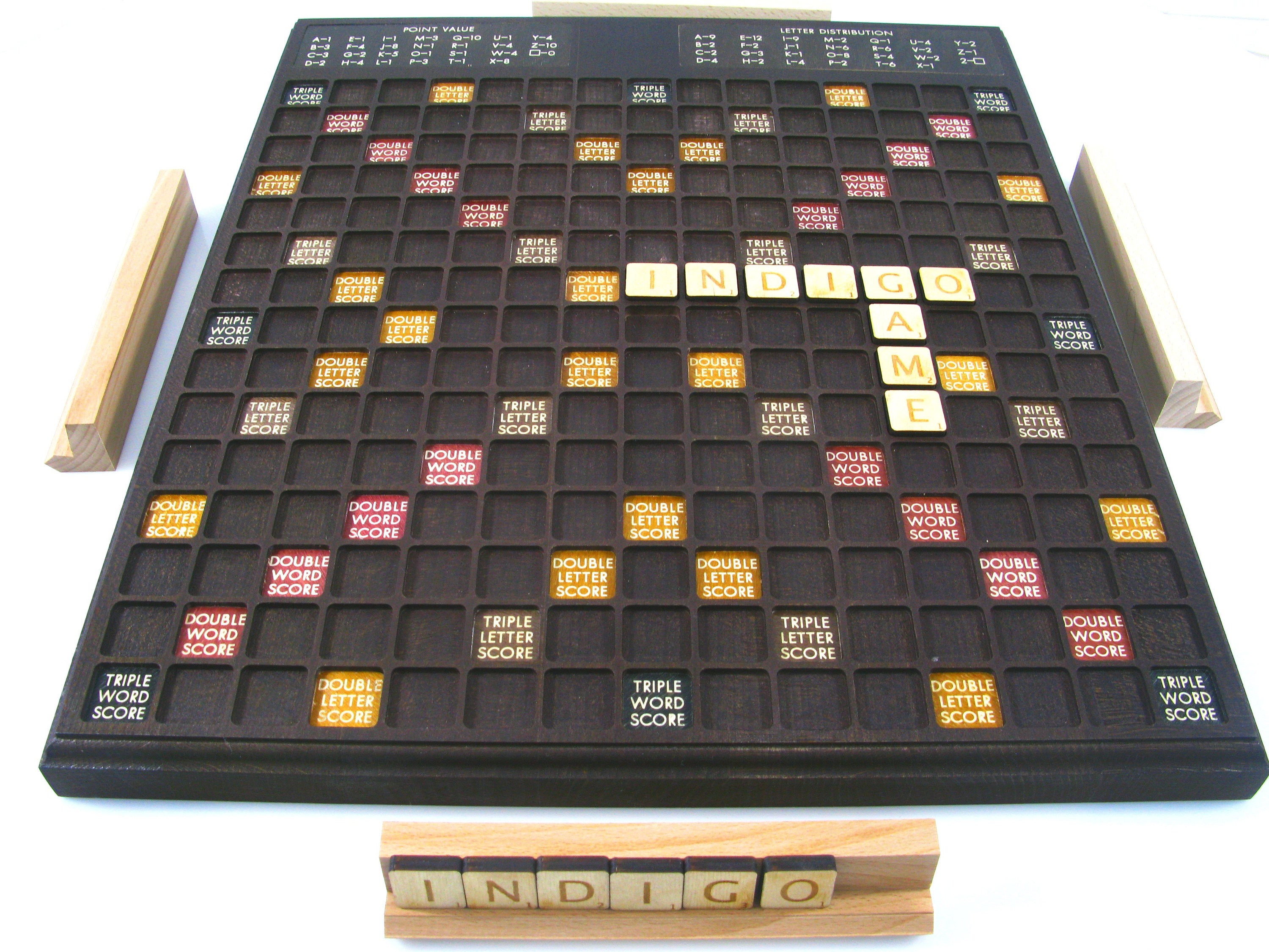 Wooden Scrabble Wood Scrabble Board Games handmade Scrabble