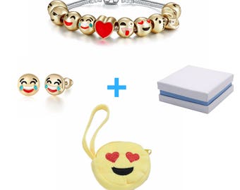 Emoji earrings | Etsy