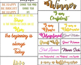 Vision board kits | Etsy