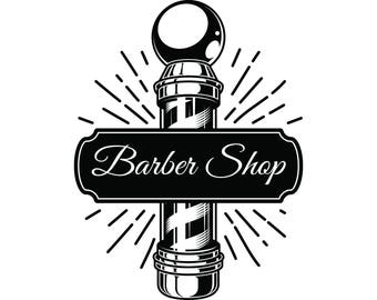 Barber shop decals | Etsy