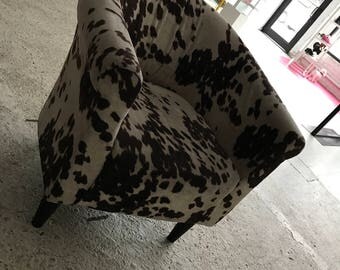 Cow print chair | Etsy