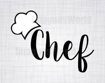 Chef hat svg | Etsy