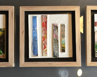 Abstract triptych | Etsy