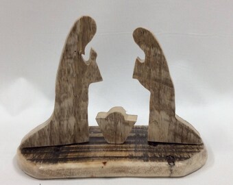 Wood nativity | Etsy