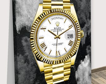Rolex wall art | Etsy