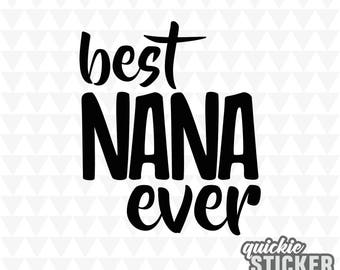 Nana decal | Etsy
