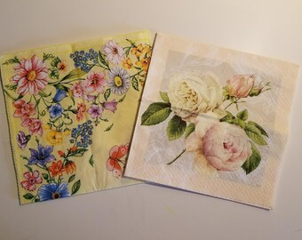 Decoupage napkin | Etsy