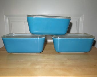Blue pyrex | Etsy