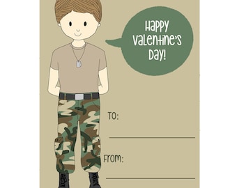 Military valentine | Etsy