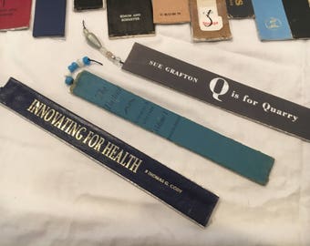 Book spine bookmark | Etsy