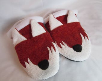 Fox slippers | Etsy