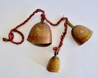 India brass bells | Etsy