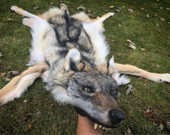 Wolf headdress | Etsy