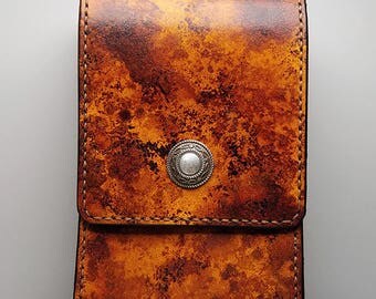 Leather phone case | Etsy