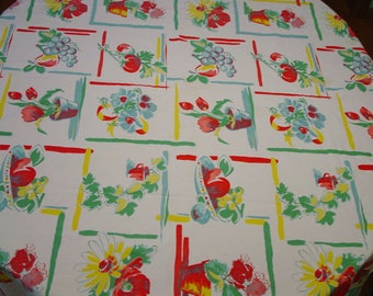 Vintage tablecloths | Etsy