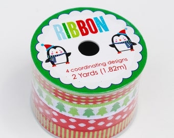 Christmas ribbon | Etsy