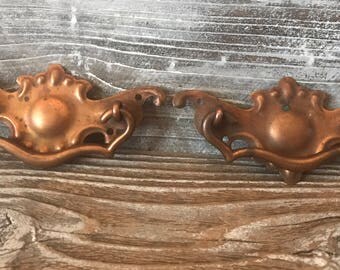 Copper drawer pull | Etsy