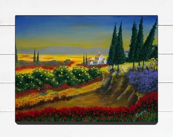 Tuscan painting | Etsy