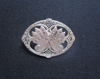 Filigree brooch pin | Etsy