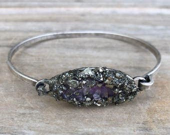 Pyrite bracelet | Etsy