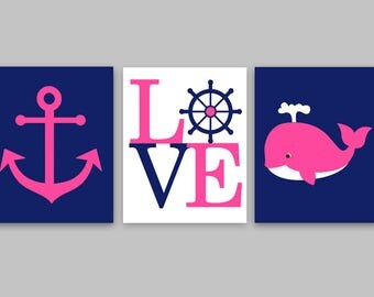 Girls nautical decor | Etsy